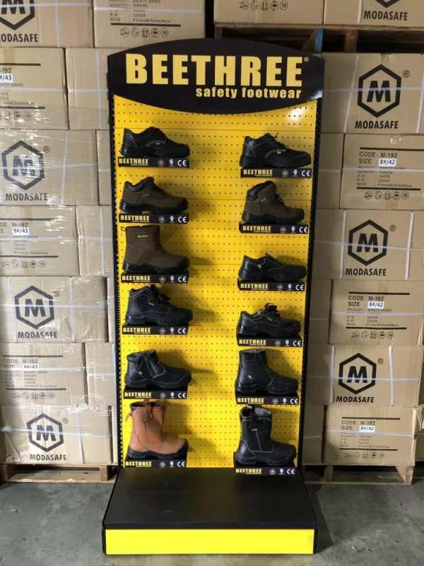 Safety Shoe Display – Damar Iron Sdn Bhd